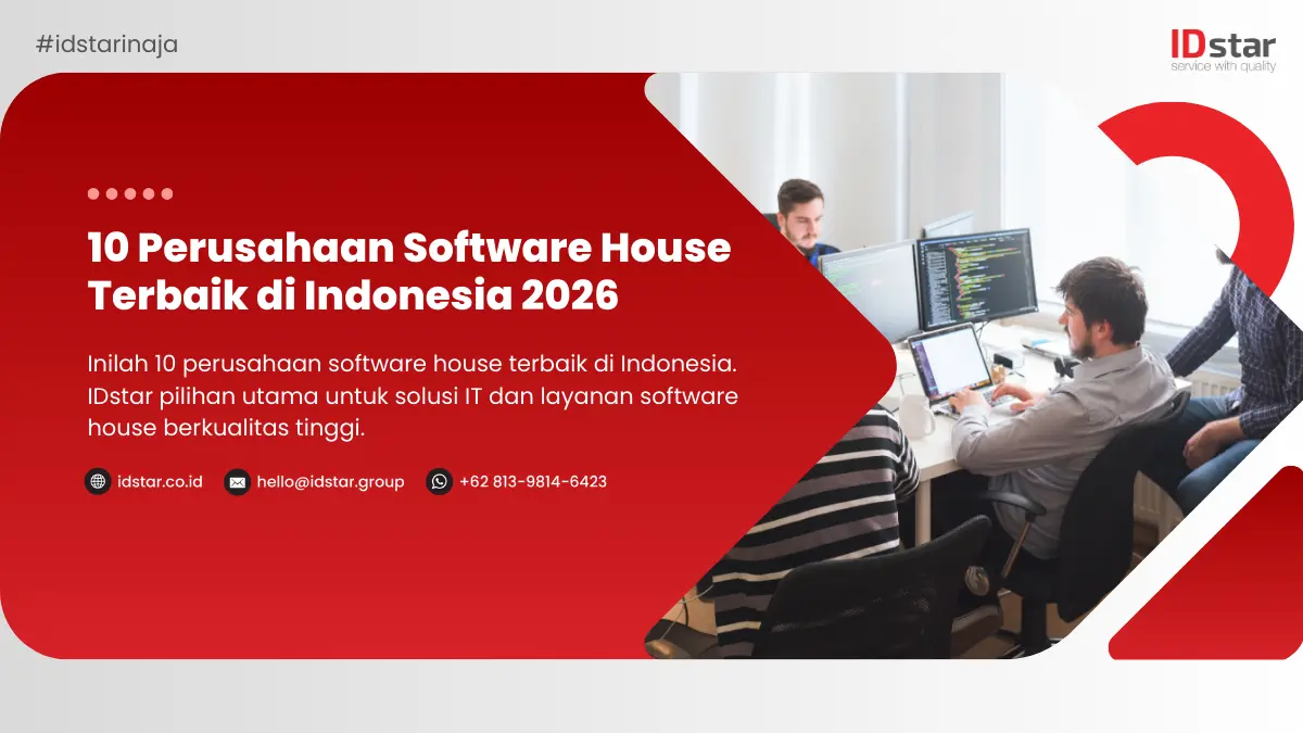 Ilustrasi 10 Perusahaan Software House Terbaik di Indonesia 2026